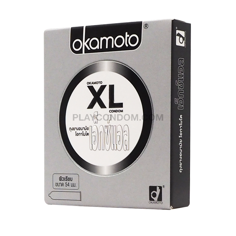 Okamoto XL with extra large box 1 50.00 Baht.