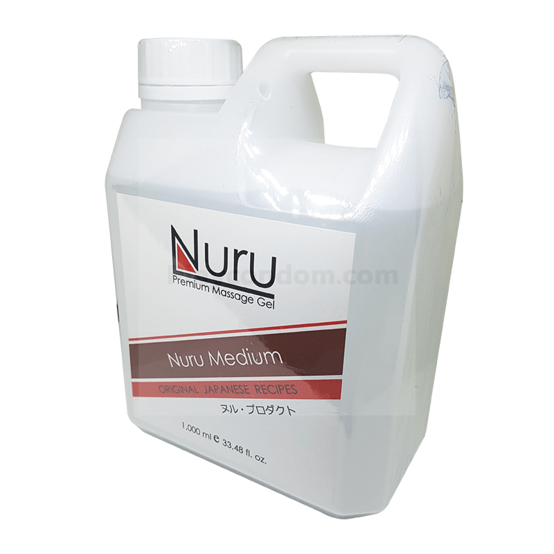 Nuru Gel Medium deep, slippery seaweed gel medium.