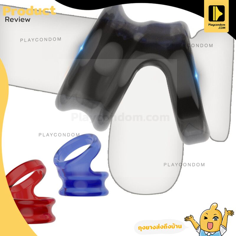 Double Ring Red | Playcondom ถุงยางอนามัย เจลหล่อลื่น ปลีก-ส่ง ทั้งไทย และญี่ปุ่น มีให้เลือกมาก ...