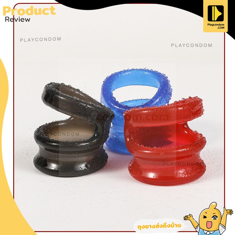 Double Ring Red | Playcondom ถุงยางอนามัย เจลหล่อลื่น ปลีก-ส่ง ทั้งไทย และญี่ปุ่น มีให้เลือกมาก ...