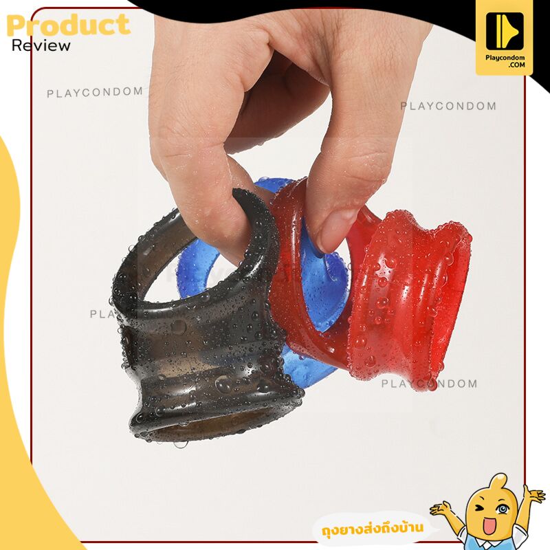 Double Ring Black | Playcondom ถุงยางอนามัย เจลหล่อลื่น ปลีก-ส่ง ทั้งไทย และญี่ปุ่น มีให้เลือก ...
