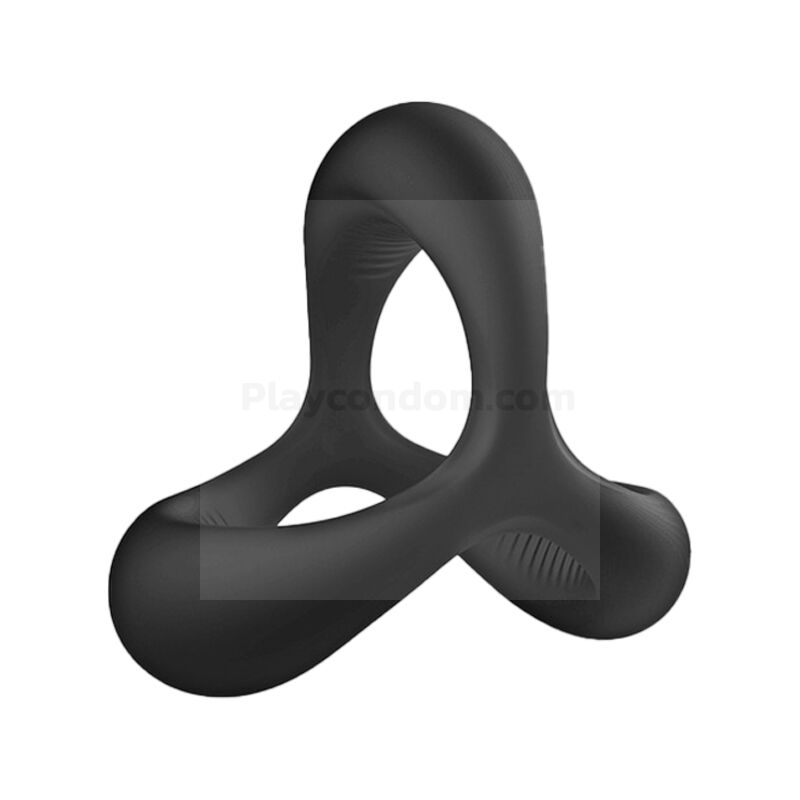 Soft Three Ring Black | Playcondom ถุงยางอนามัย เจลหล่อลื่น ปลีก-ส่ง ทั้งไทย และญี่ปุ่น มีให้ ...