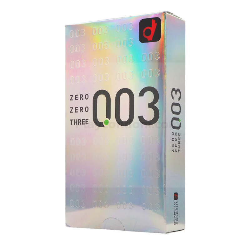 Okamoto 0.03 Japan Edition 1 box 650.00 Baht.