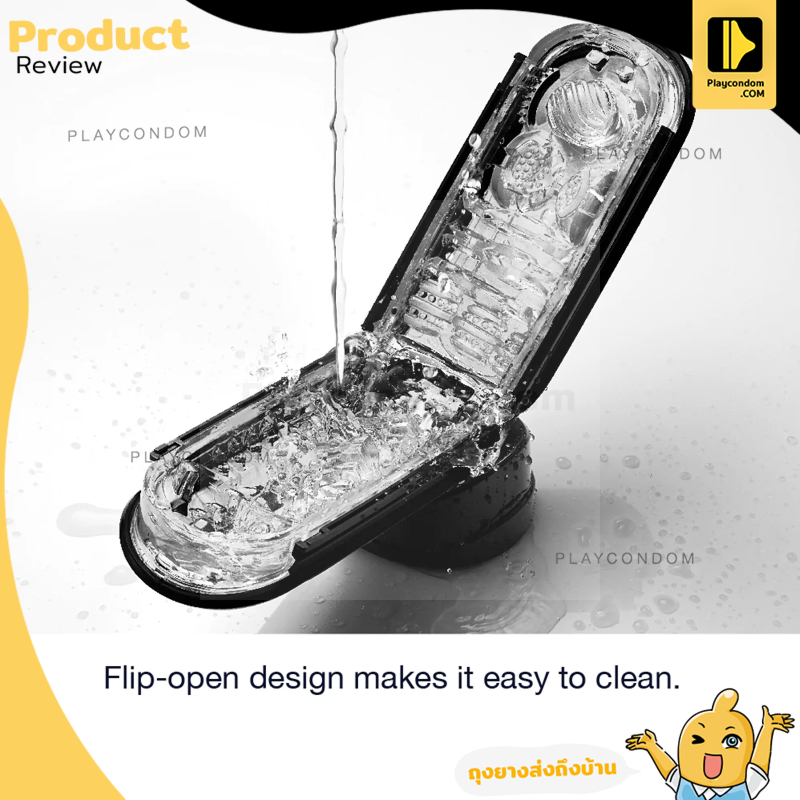 Tenga Flip 0 (ZERO) Black | Playcondom ถุงยางอนามัย เจลหล่อลื่น ปลีก ...