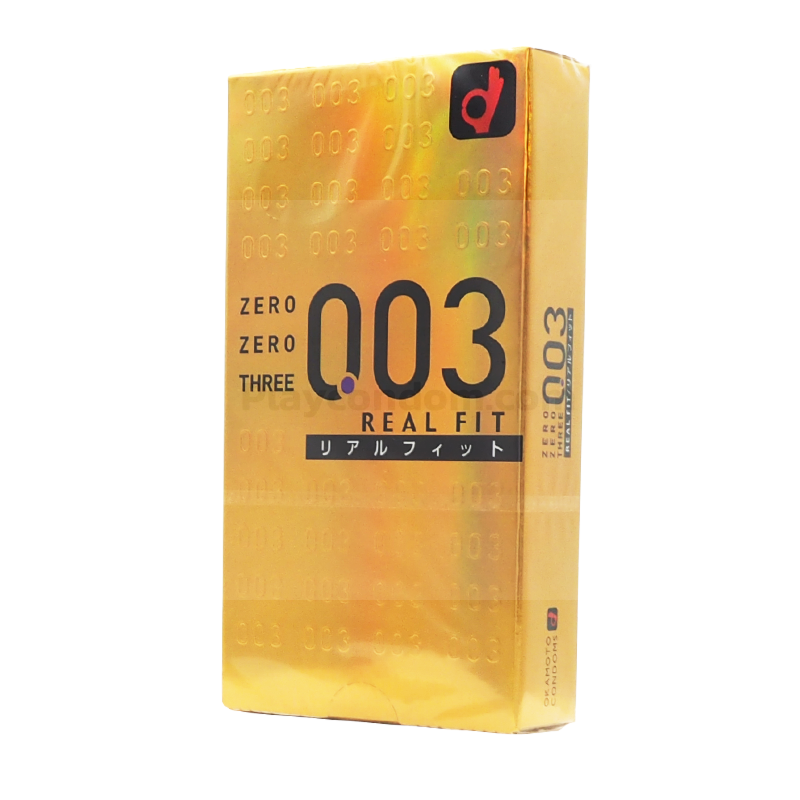 Okamoto 0.03 Real Fit Japan 1 box 649.00 Baht.