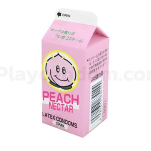 Mini Pack Peach condom Peach 175.00 baht.
