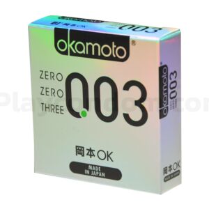 Okamoto 0.03 Japan Edition 1 box 230 Baht.