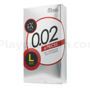 Jex Condoms 0.02 iX - 1 box (6 pieces) 469.00 baht.