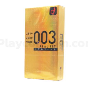 Okamoto 0.03 Real Fit Japan 1 box 649.00 Baht.