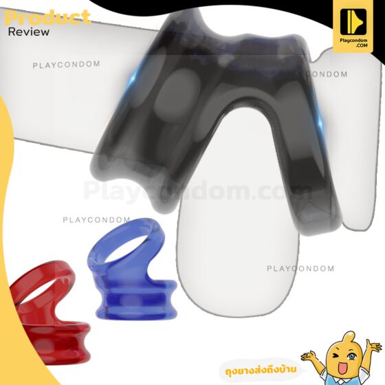 Double Ring Black | Playcondom ถุงยางอนามัย เจลหล่อลื่น ปลีก-ส่ง ทั้งไทย และญี่ปุ่น มีให้เลือก ...