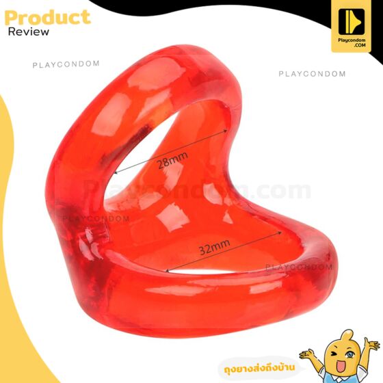Soft Jelly Ring Red | Playcondom ถุงยางอนามัย เจลหล่อลื่น ปลีก-ส่ง ทั้งไทย และญี่ปุ่น มีให้เลือก ...